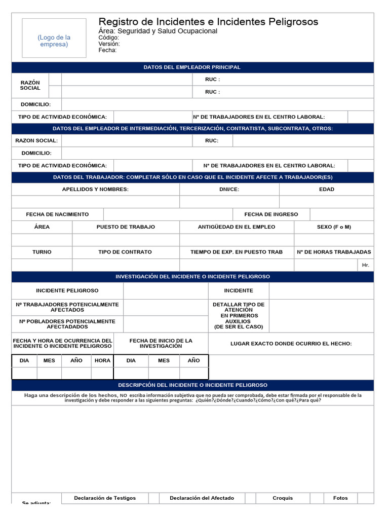 Registro de Inc. e Inc. P (Modelo 2) | PDF | Outsourcing | Business