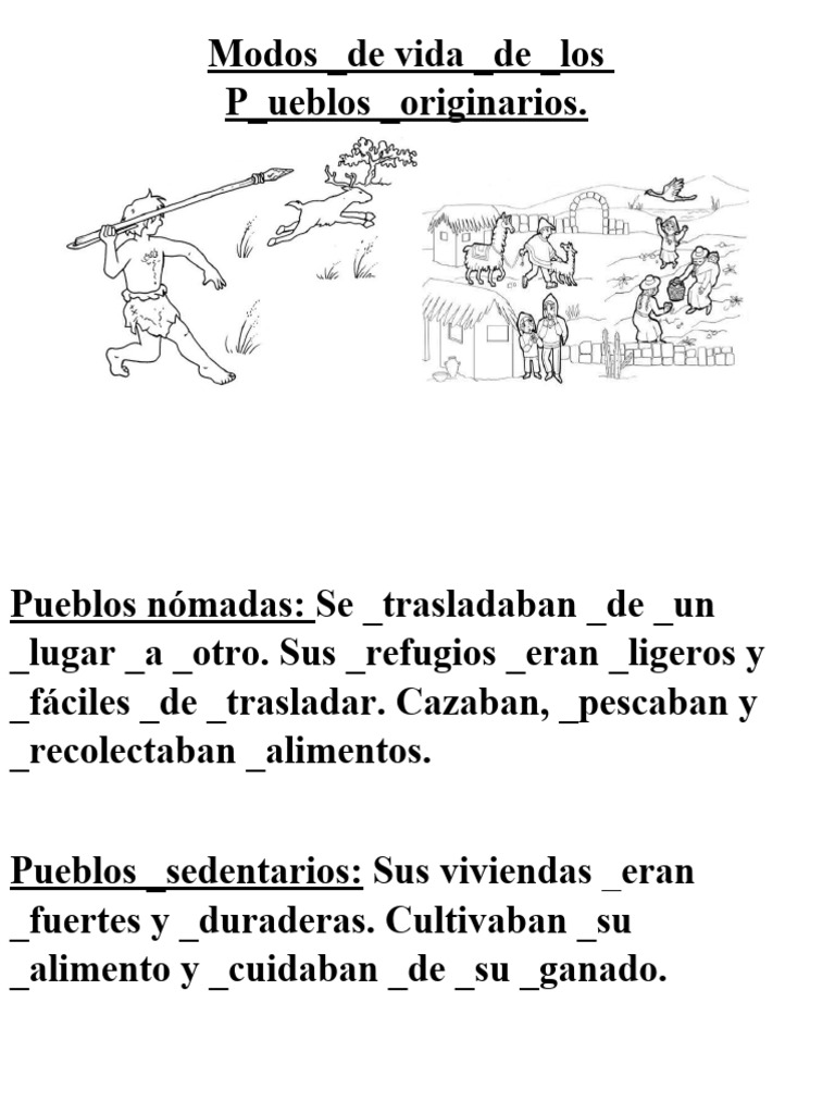 Modos de Vida: Nómadas y Sedentarios | PDF | Ciencias sociales | Tecnología