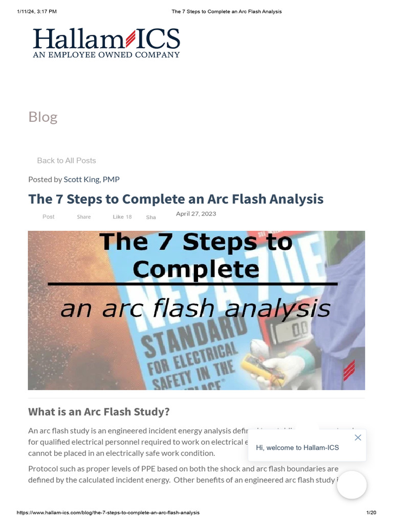 The 7 Steps To Complete An Arc Flash Analysis | PDF | Electrical ...