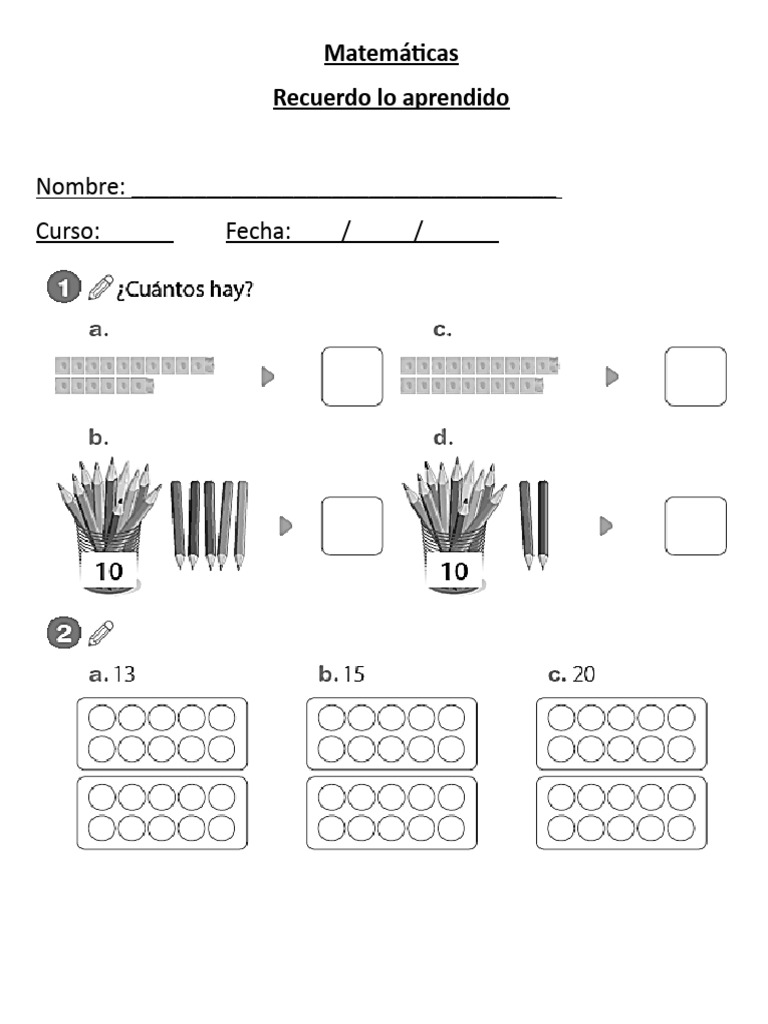 Repaso Matemáticas | PDF