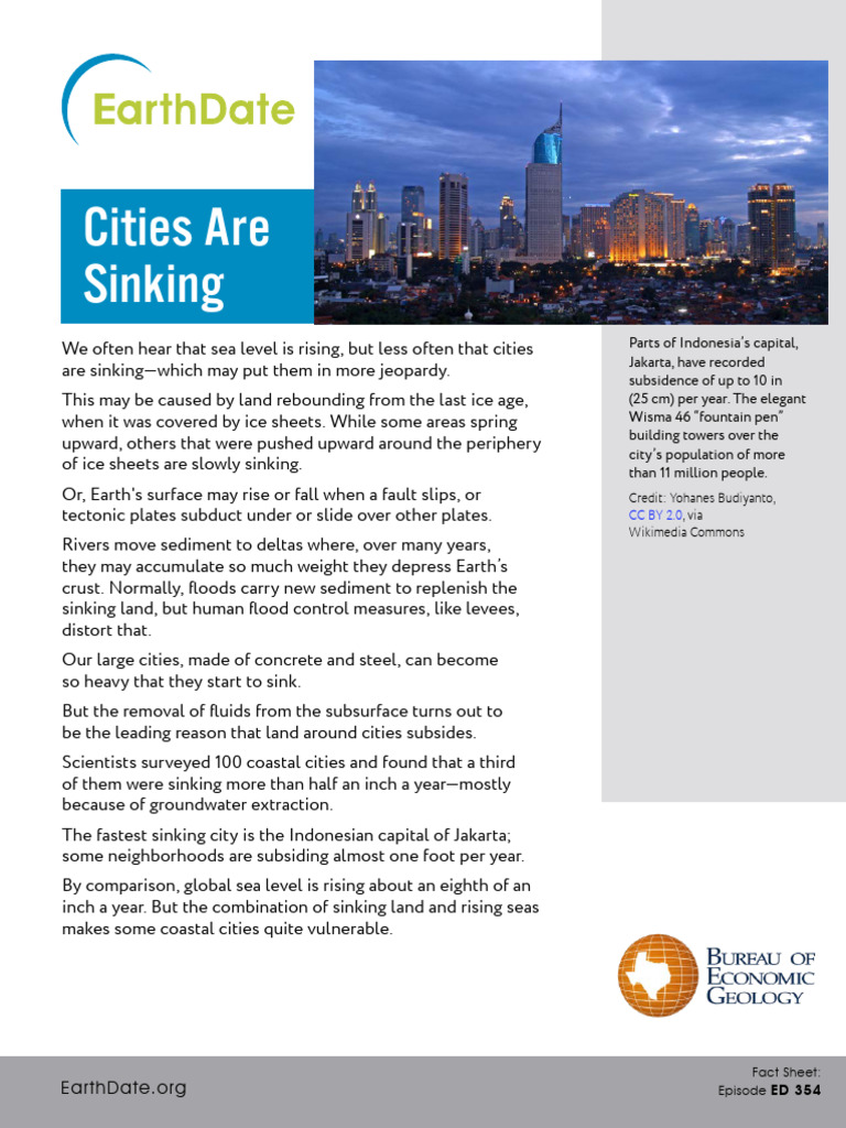 EarthDate 354 C | PDF | Groundwater | Sea Level Rise