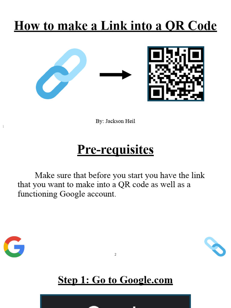 How To Create A QR Code | PDF