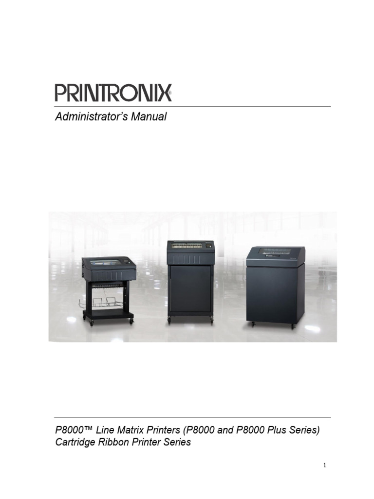 Manual en Ingles Printronix 8000 | PDF | Printer (Computing ... Manual en Ingles Printronix 8000 | PDF | Printer (Computing ...
