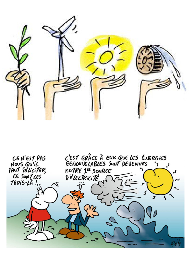 Illustration Les Énergies Renouvelables | PDF