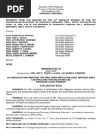 Astray Animals Ordinance Sample | PDF | Local Ordinance | Public Law