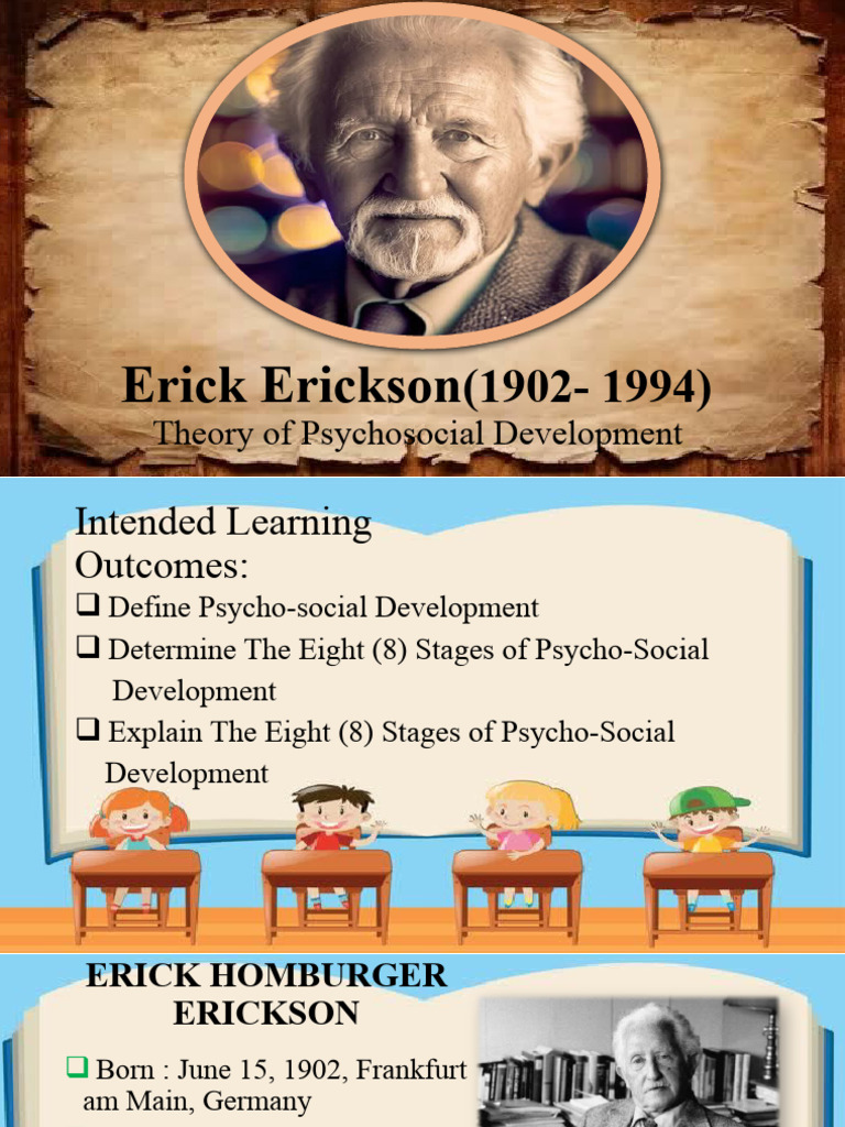 Erik Erickson 103013 | PDF | Human Development | Psychological Concepts