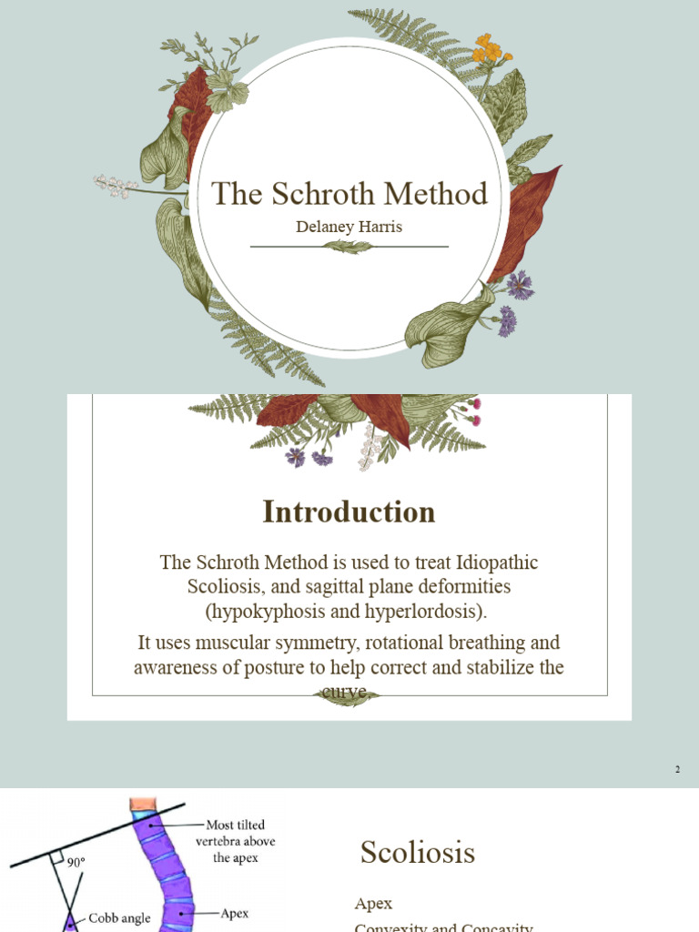 Schroth Method Inservice - Harris | PDF | Scoliosis | Medical Specialties
