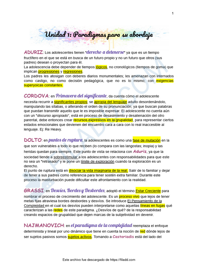 Final Adoles | PDF | Psique (psicología) | Adolescencia