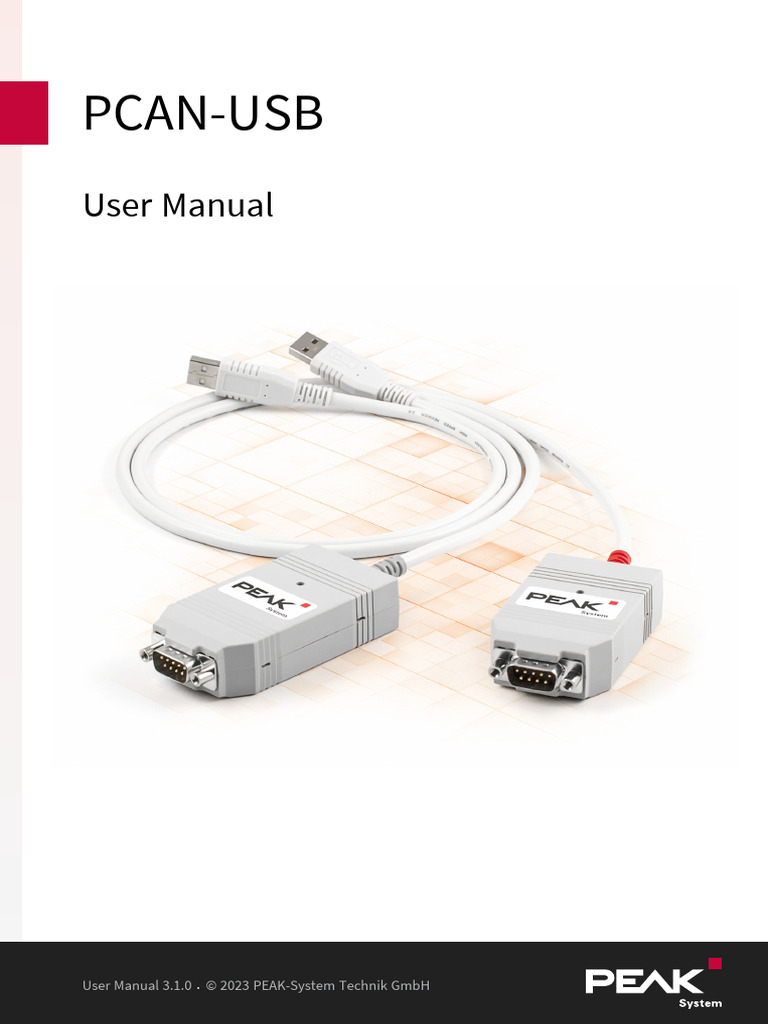 PCAN-USB_UserMan_eng | PDF | Usb | Device Driver