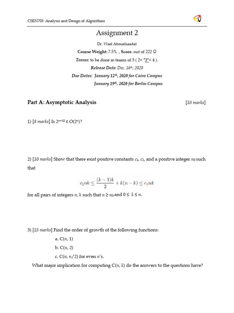 2020 Assignment 2 Ver2 34487 Pdf Applied Mathematics Computer