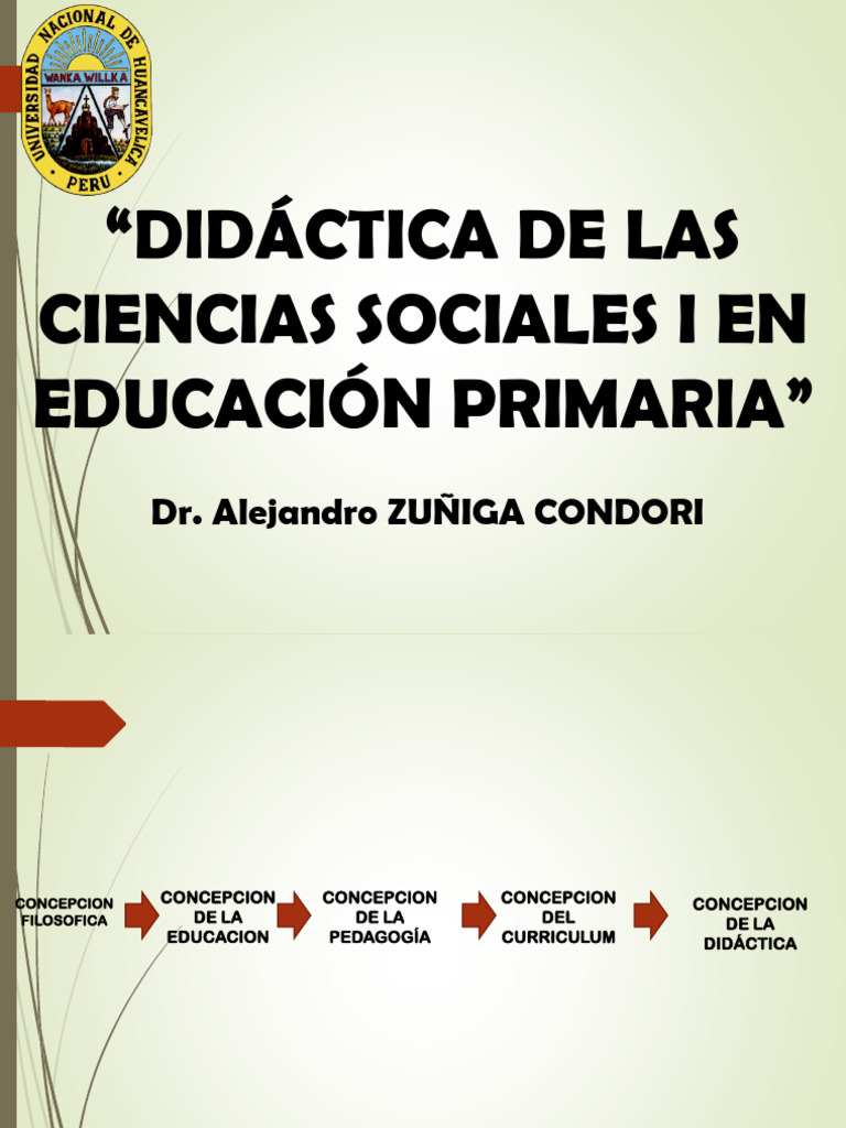 Didactica de Las CC - Ss. I en Educ. Primaria-2024 | PDF | Conocimiento | Pensamiento