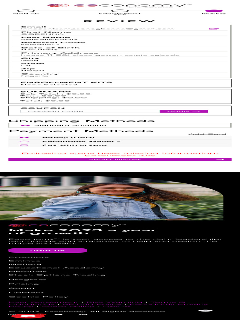 Welcome Eaconomy | PDF