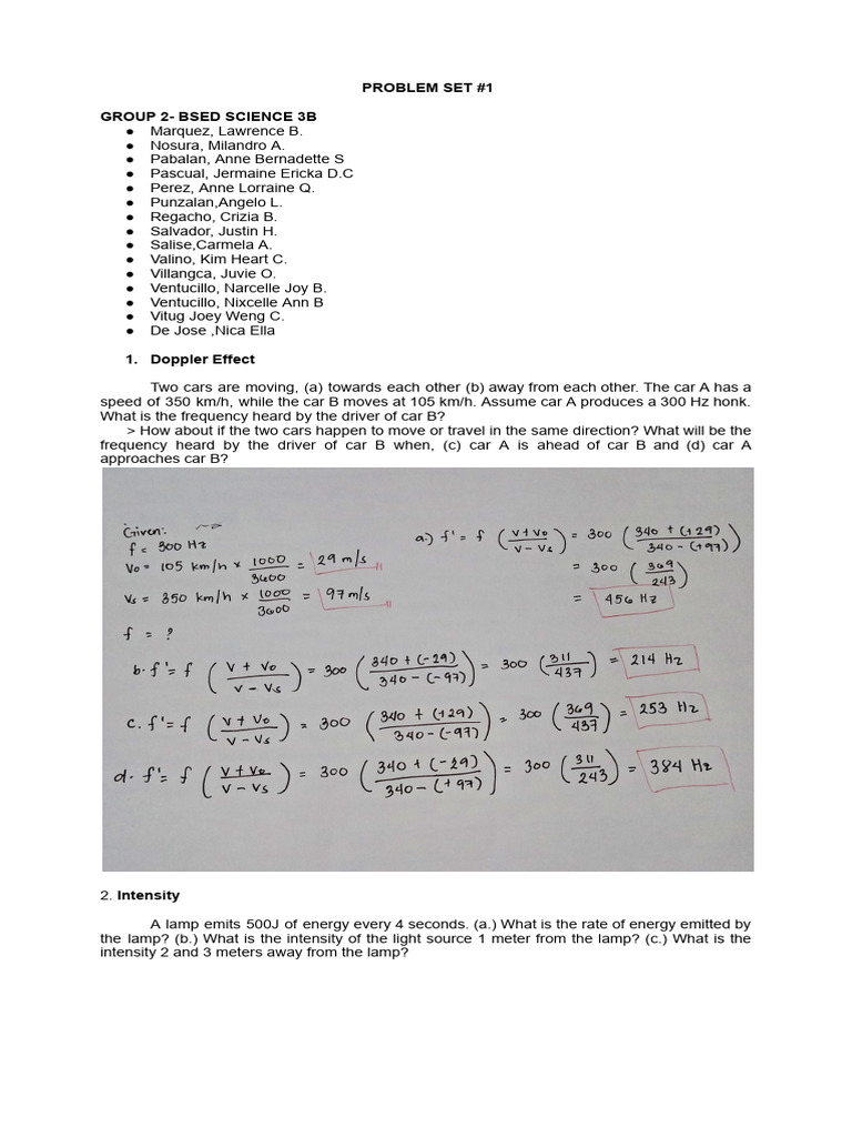 PHYSICS-PROBLEM | PDF | Waves | Frequency