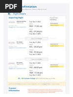 Sample Flight Receipt Southwest | PDF