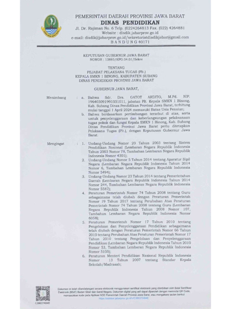 SK PLT KEPSEK SMKN 1 BINONG_compressed | PDF