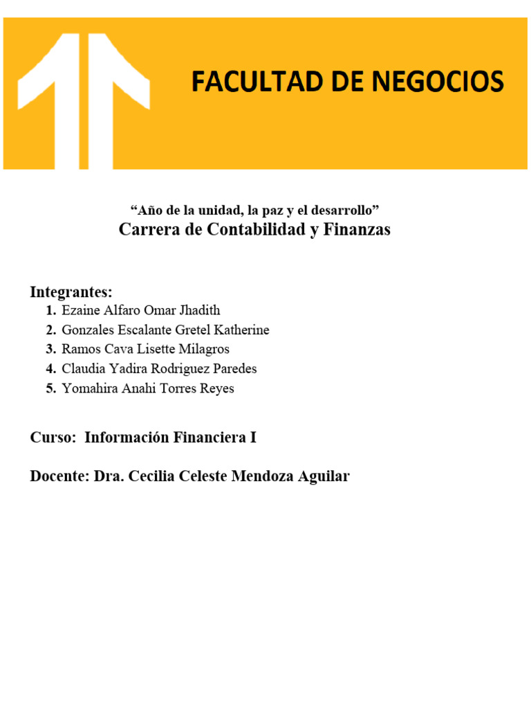 Grupo 4 - Practica Eeff | PDF | Estado de resultados | Estado financiero