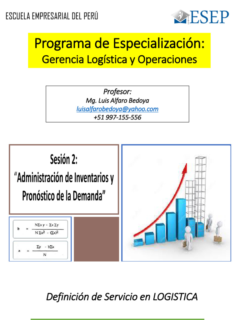 Tema 2 - Gestión de Inventarios y Prónostico de La Demanda - Versión 1 Diapositiva | PDF ...