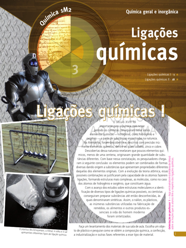 Quimica 1º Ano 02 Pdf Ligação Química Ligação Iônica