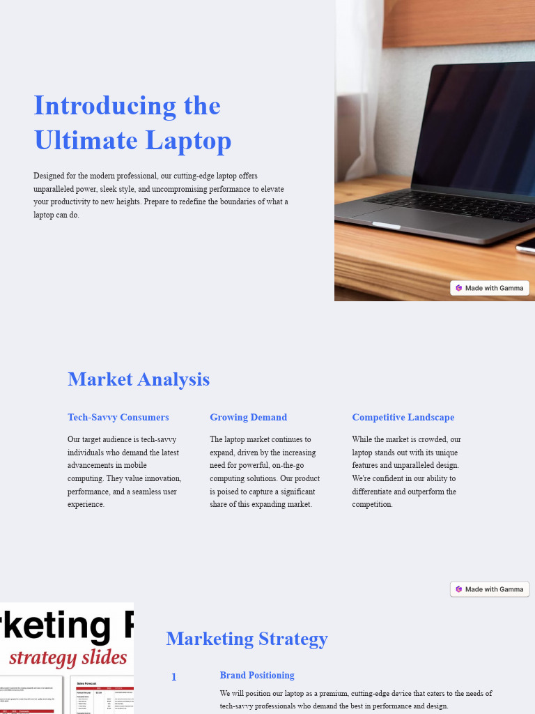 Introducing The Ultimate Laptop | PDF | Laptop | Target Audience