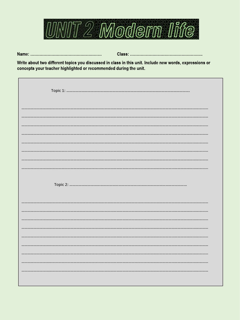 Unit 2 Self-Evaluation P61 | Download Free PDF | Cognition | Learning