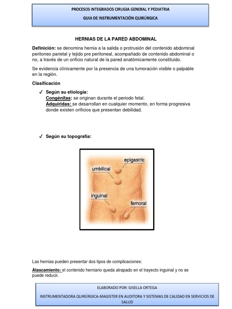Protocolo de Hernias | PDF | Abdomen | Cirugía