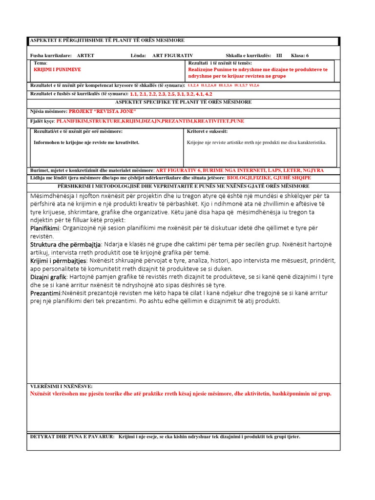 PLANIT I ORËS MESIMORE 3 | PDF