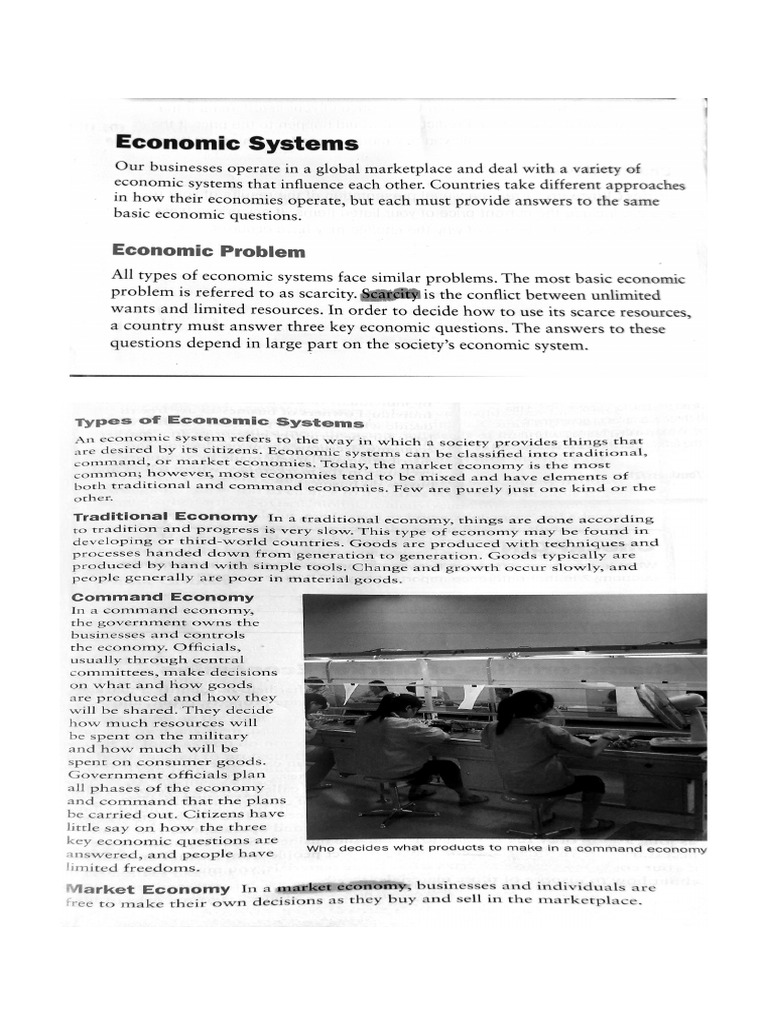 Economic Systems | PDF