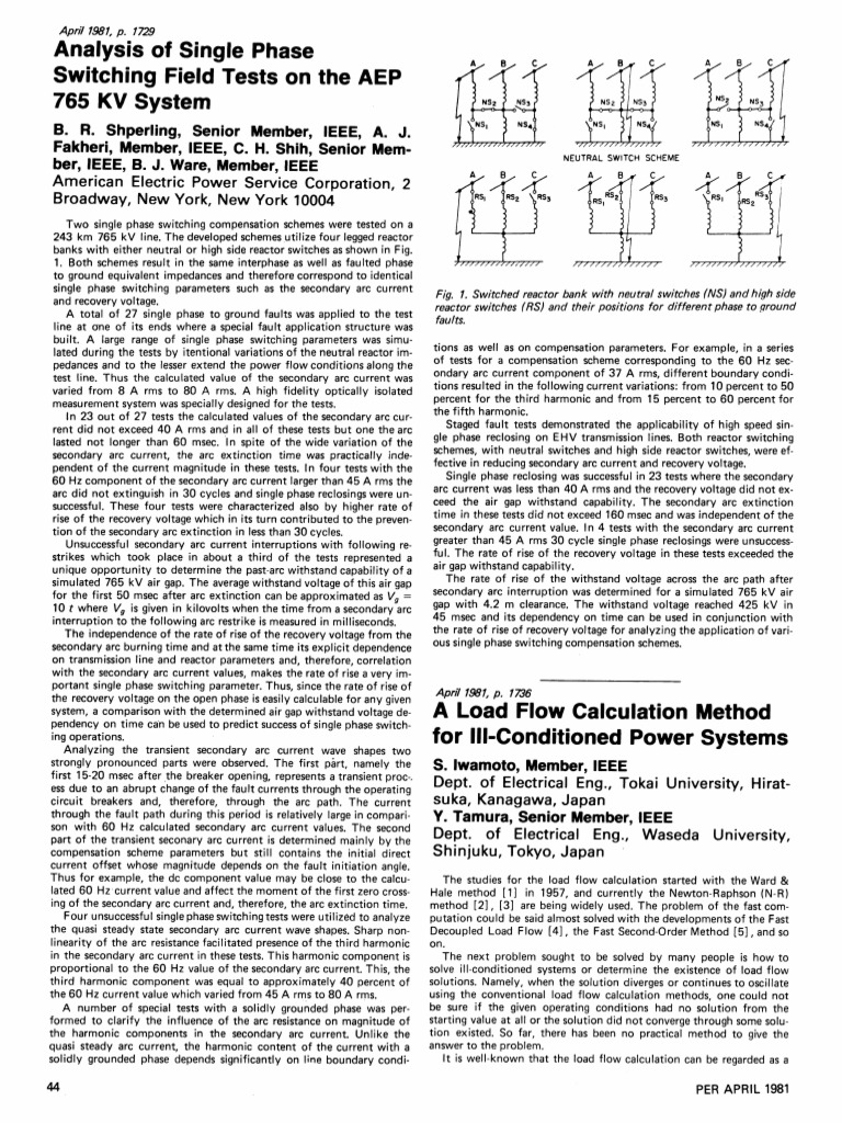 Iwamoto 1981 | PDF | Electric Arc | Root Mean Square