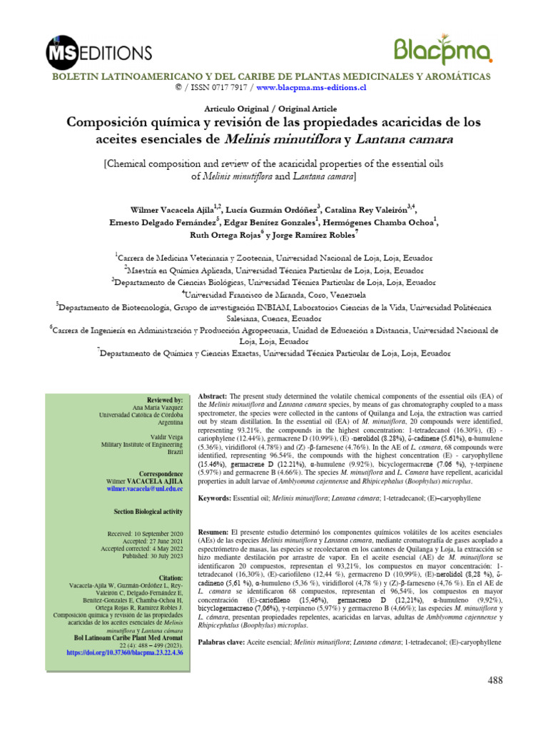 354-Texto del artículo-709-1-10-20230201 (1) | PDF | Cromatografía de gases