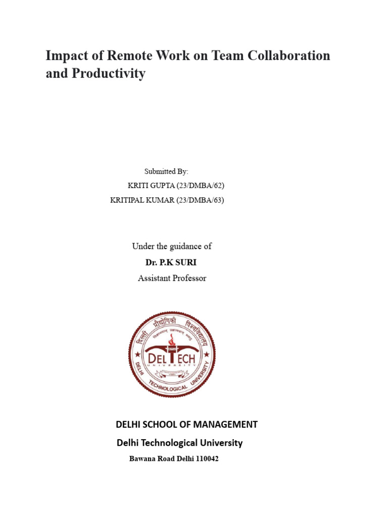 BRM PROJECT (1) | PDF | Job Satisfaction | Science