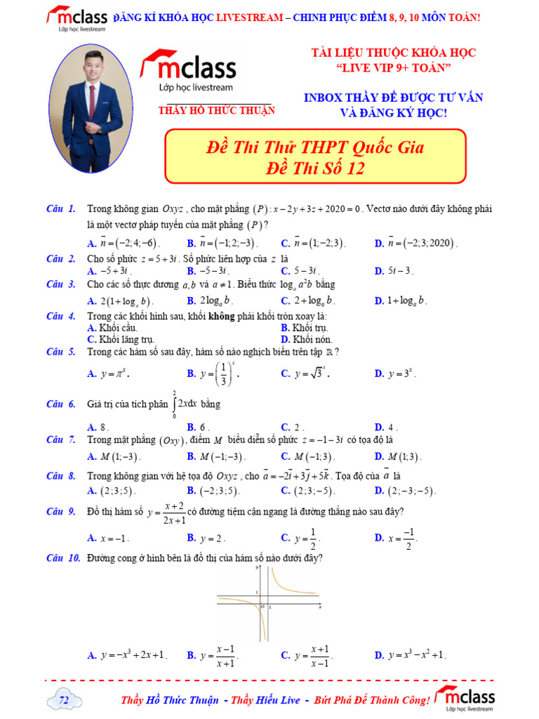 12. Đề Thi Số 12 - Đề Thi | PDF