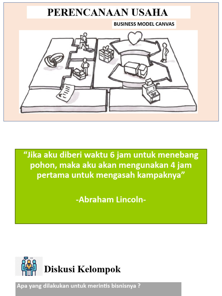 Perencanaan Usaha (BMC) | PDF | Bisnis | Pengelolaan Keuangan & Uang