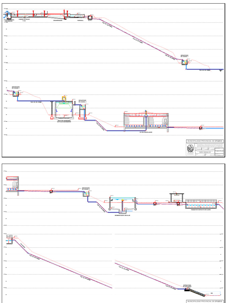 Ptar-Ph-01 Perfil Hidraulico Ptar | PDF | Higiene | Gestión de residuos