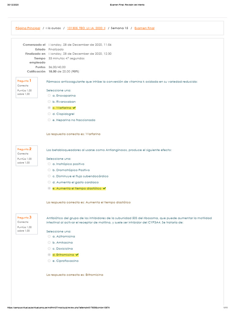1.banco Final de Farmacologia | PDF | Hipertensión | Medicamentos con receta