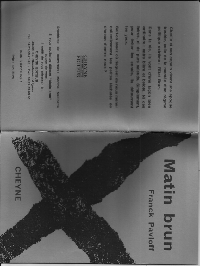 Matin Brun - Frank Pavloff | PDF