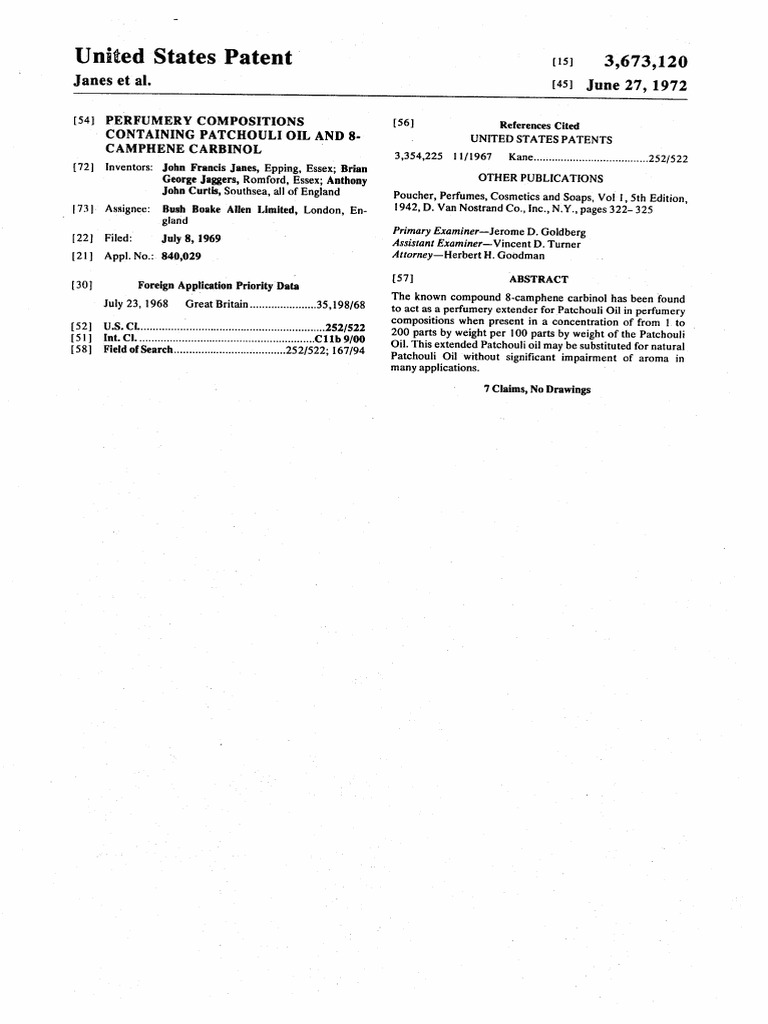 Paten 3 | PDF | Perfume | Methanol