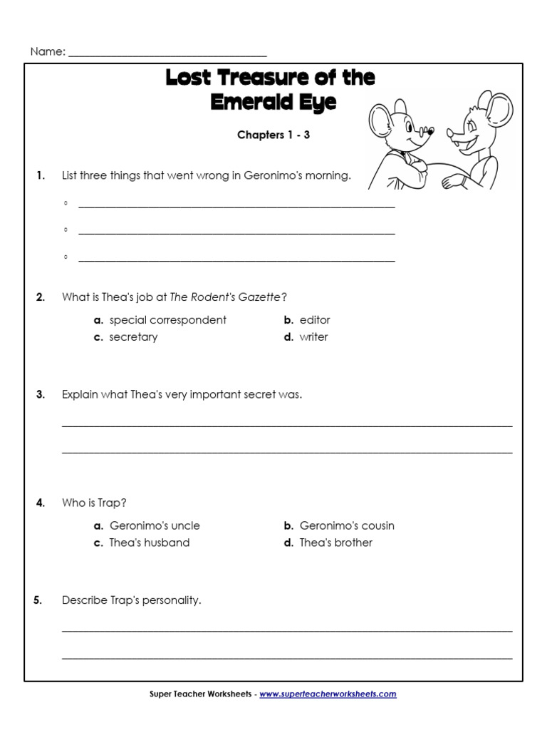 Lost Treasure Emerald Eye 1 3 - VECWB | PDF | General Fiction