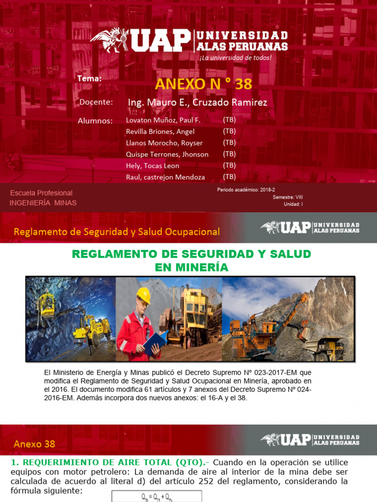 Anexo 38 D.S.023 | PDF