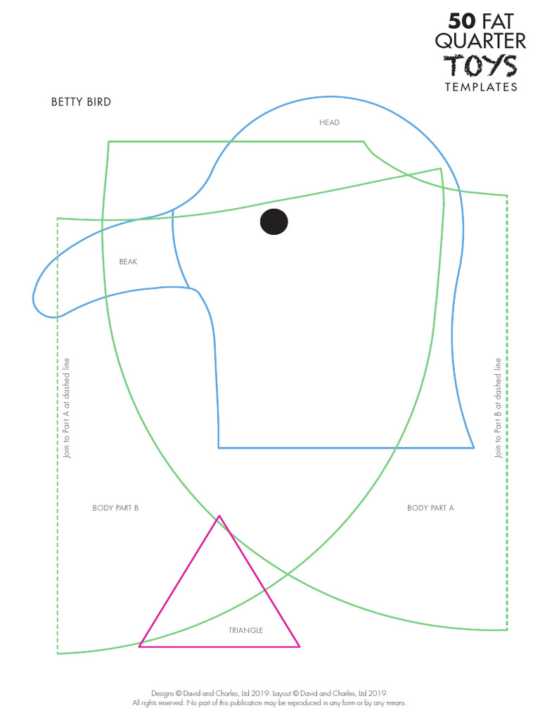 50 Fat Quarter Toys - Templates | PDF