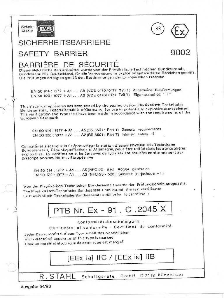 PTB Nr. EX-91.C.2045 X | PDF