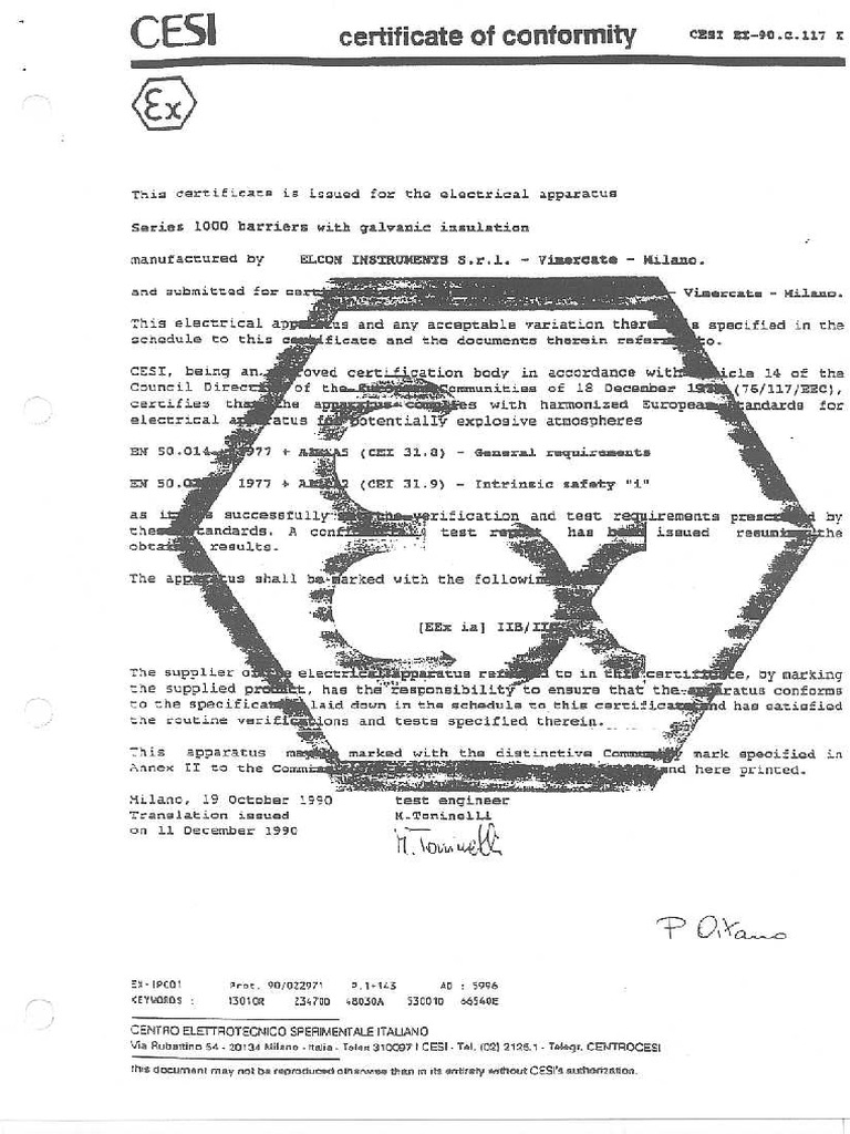 Cesi Ex-90.c.117x | PDF