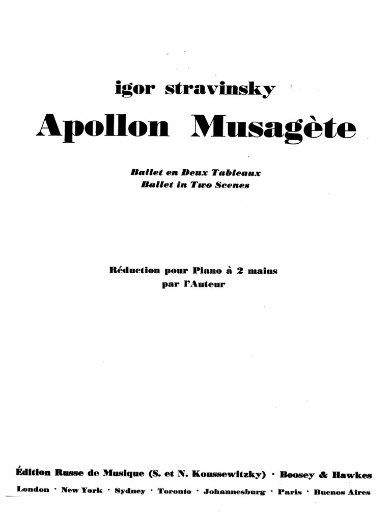 IMSLP755321-PMLP1198654-Stravinsky Apollon Musagete - Jacopo Tore | PDF