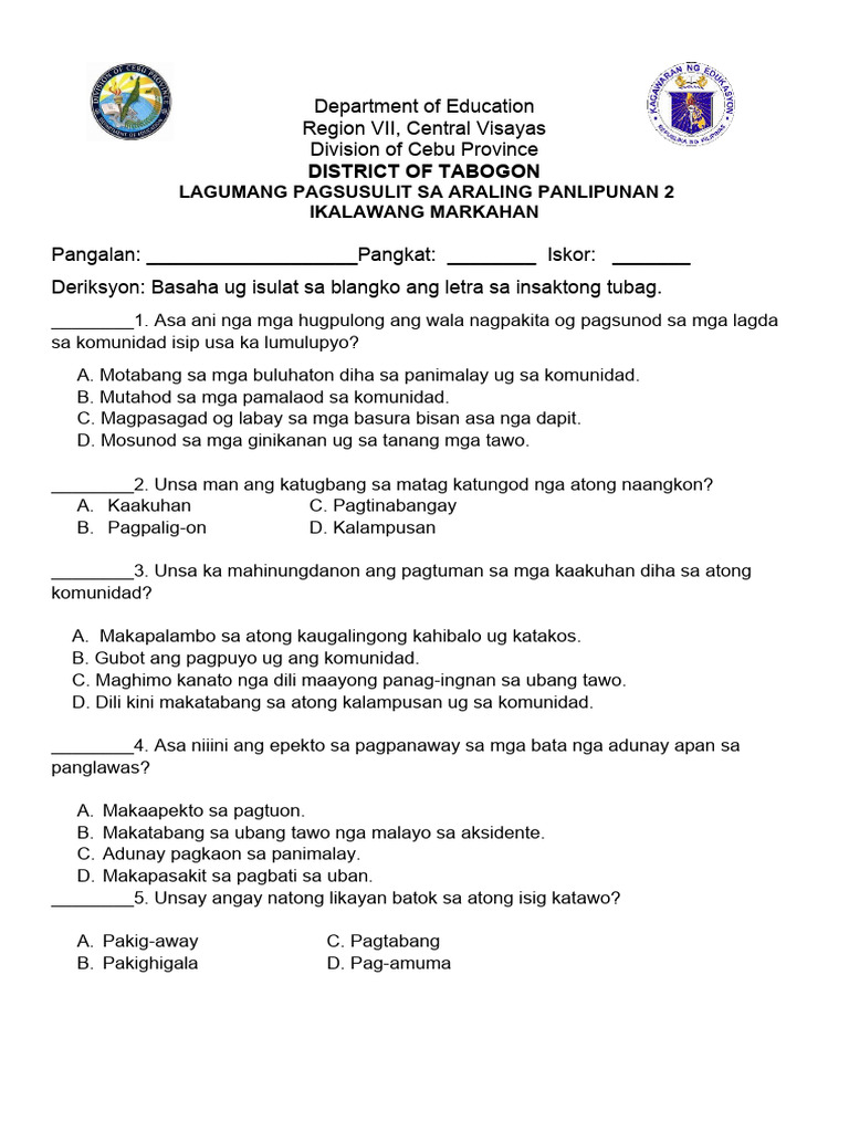 Q2 Ap-2-Eng MTB | PDF