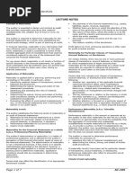 Isa 320 | PDF | Audit | Business Economics