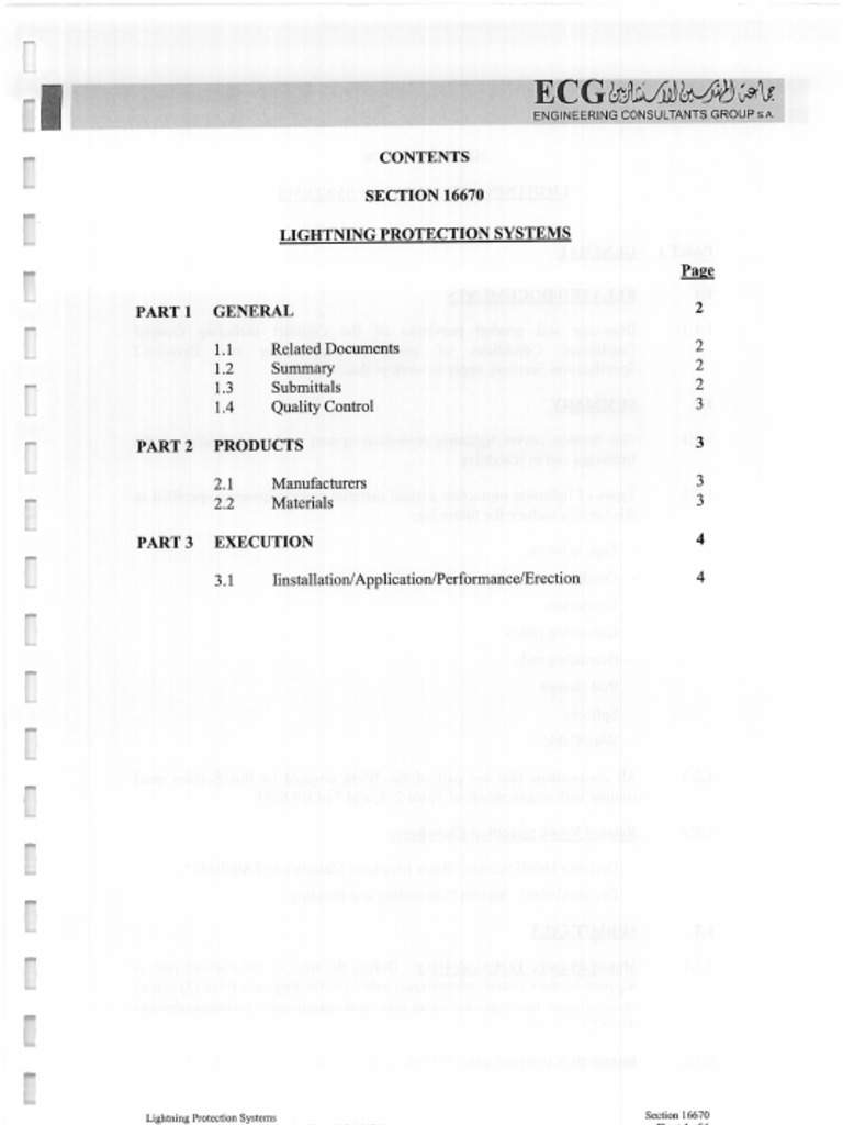 Lighting Protection System | PDF