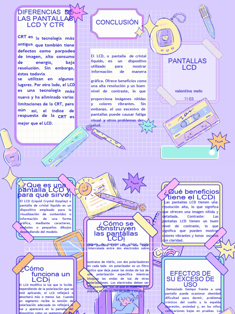 Pantallas LCD | PDF | Pantalla de cristal líquido | Electrónica