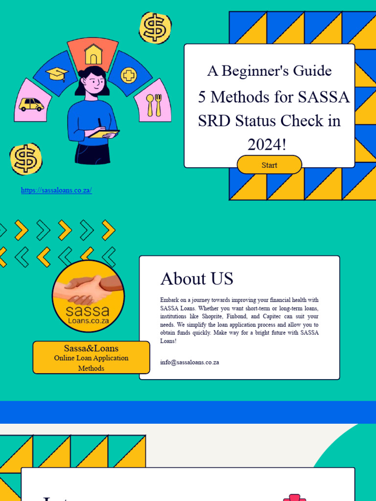 A Beginner's Guide To 5 Methods For SASSA SRD Status Check in 2024! | PDF | Loans