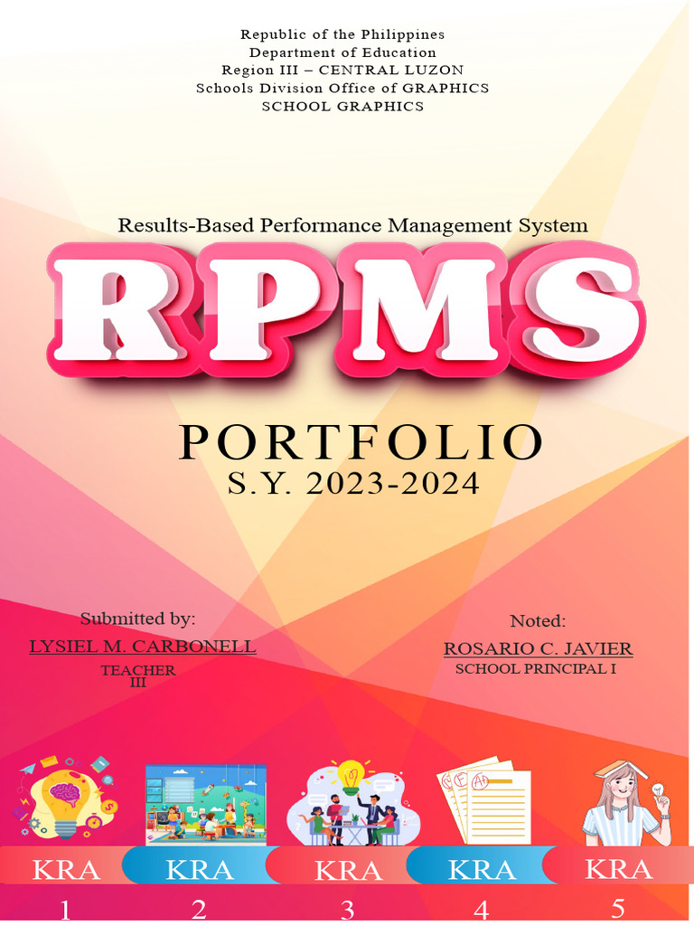 MY RPMS 2022 2023 Pink For Master Teacher 1 | PDF | Mentorship | Learning