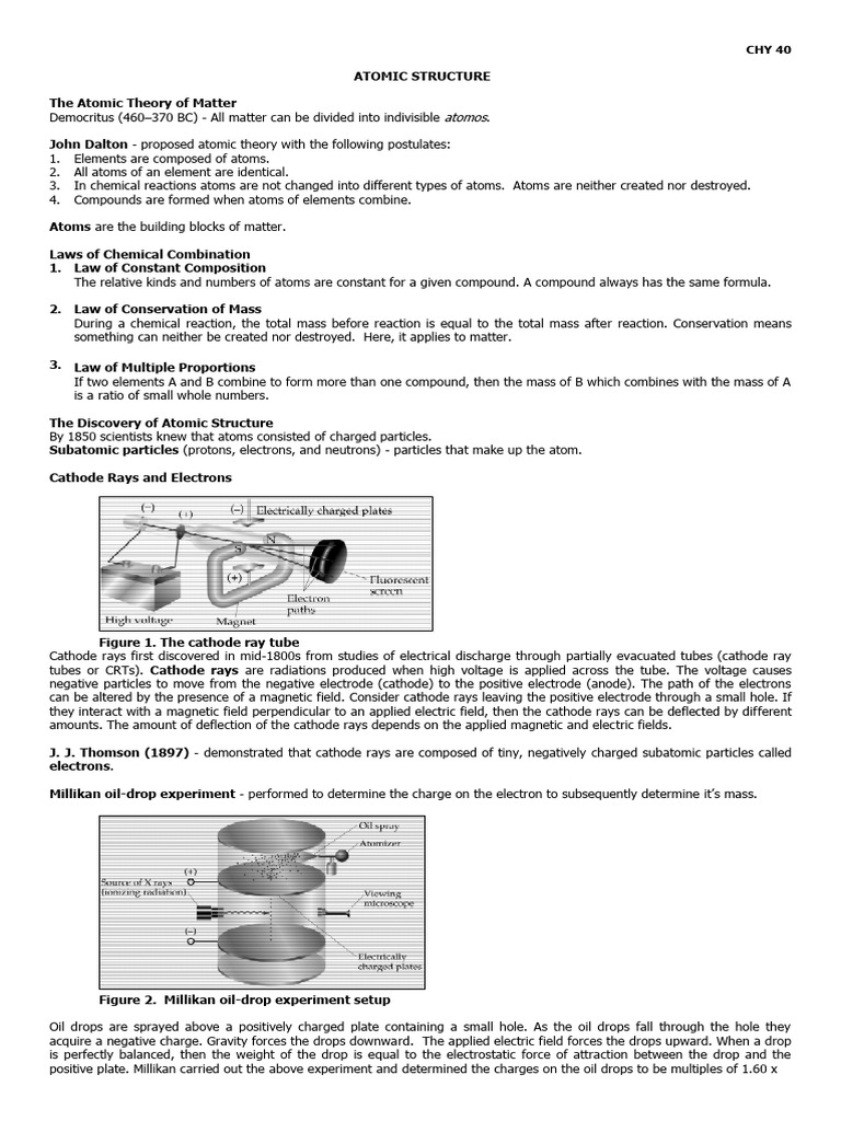 Atomic Structure 1 | Download Free PDF | Atoms | Atomic Orbital
