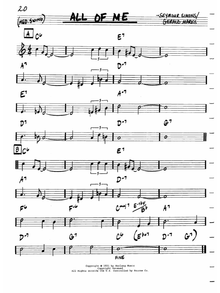 SELECCIÓN STANDARDS JAZZ | PDF